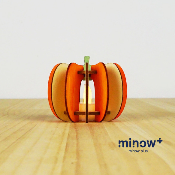 「かぼちゃ」木製ミニランプ スタンドライト・テーブルランプ minow plus（ミノープラス） 通販 13745799｜Creema ...