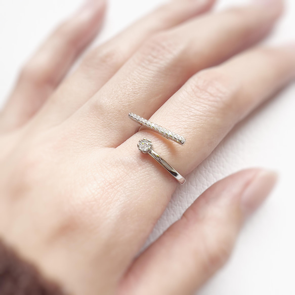 【JORIE】小さいお花の贈り物 silver925刻印あり free ring 指輪・リング JORIE 通販 13780153 ...