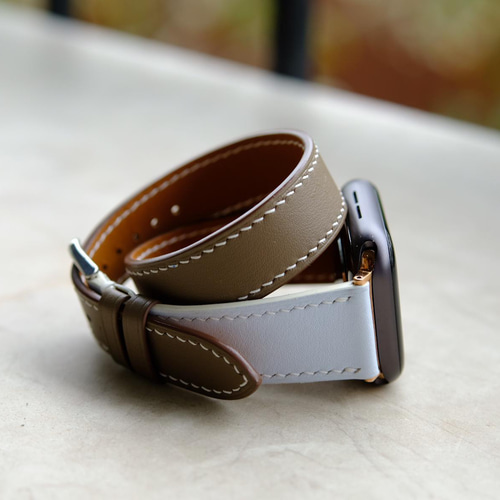 エルメス HERMES 纏まら アップルウォッチ用ベルト バンド 二重 エルメス HERMES 纏まら アップルウォッチ用ベルト バンド 二重