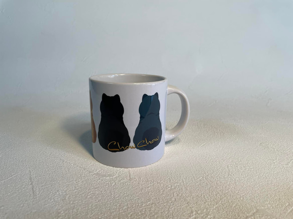 D&C PAD チャウチャウ マグカップ Mサイズ チャウ背中 マグカップ 愛らぶ畳 通販｜Creema(クリーマ) 13837194
