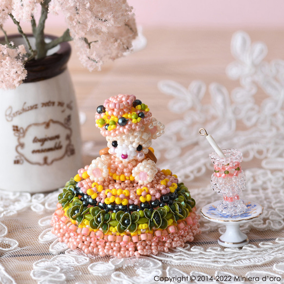 【手作りキット】パーティーテディベア～Lucia～ キット Miniera d'oro 通販 13839474｜Creema(クリーマ)