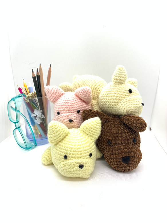 フレンチブルドッグ祭り開催 あみぐるみ 幸せを呼ぶ羊屋さん 通販 13849786｜Creema(クリーマ)