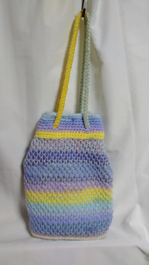 手編み巾着 巾着バッグ さくらんぼ 通販｜Creema(クリーマ)