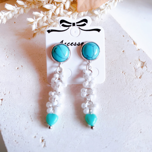 ☆*゚かっこいいビーズのピアス ピアス(その他) OHI♡handmade ☆*゚かっこいいビーズのピアス ピアス(その他) OHI♡handmade