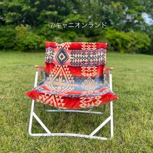チェアーカバー2:PENDLETON生地使用☆Colemanチェアー 椅子 チェアーカバー2:PENDLETON生地使用☆Colemanチェアー 椅子