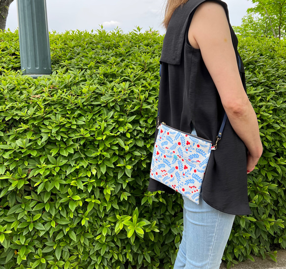 防水加工☆アウトドアにも/軽量・サコッシュ☆北欧テイスト サコッシュ KOKORON 通販 13903007｜Creema(クリーマ)