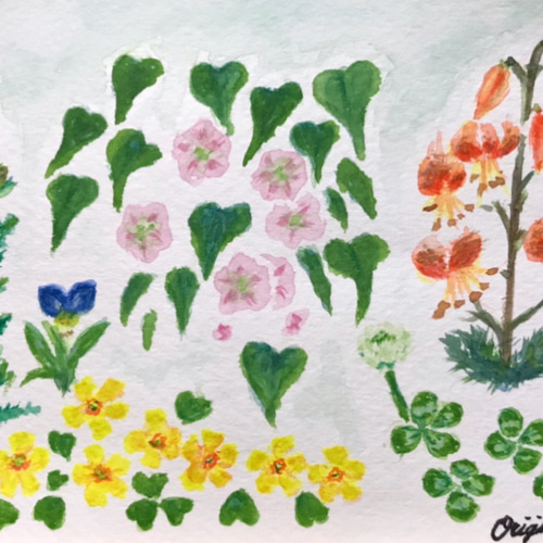 お値下げ⭐️夏の草花/日本画/No24 絵画 original-kyo 通販 お値下げ⭐️夏の草花/日本画/No24 絵画 original-kyo 通販