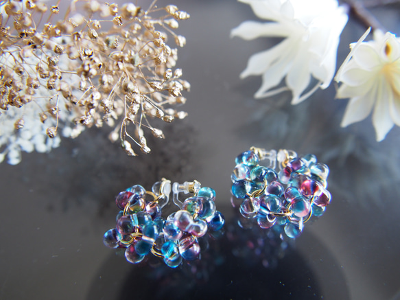 ＊再販＊『Sibérie profonde』涼やかノンホールピアス/ ディープシベリアン / イヤリング / ピアス イヤリング・ノンホール ...