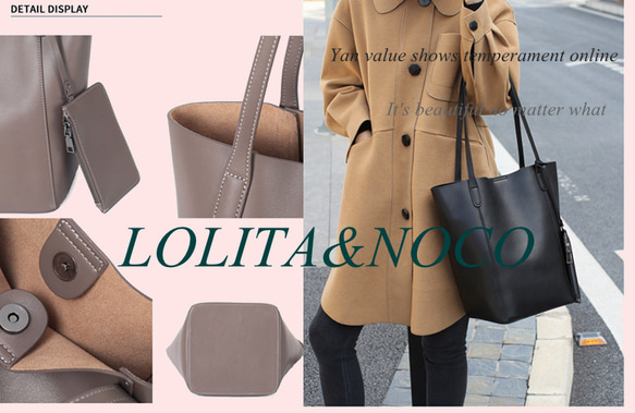 ナッパレザーのラージショルダーバッグ1822# トートバッグ Chuclla 通販｜Creema(クリーマ) 13969990