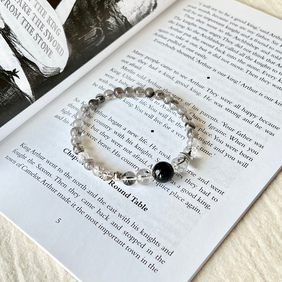 父の日＊健康、ストレス解放、心身のバランス＊メンズ：ブラックトルマリン＊エレスチャル水晶 ブレスレット PEKO 通販 13992691 ...