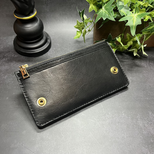 キャッシュレス財布/トラッカーウォレット/本革/財布/長財布 キャッシュレス財布/トラッカーウォレット/本革/財布/長財布