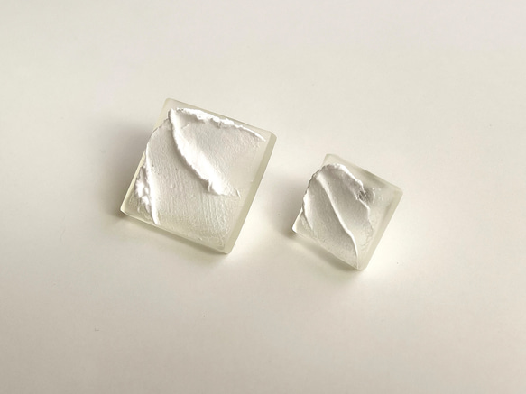 wall pierce【clear】 ピアス（スタッド・一粒） tocohana-トコハナ- 通販｜Creema(クリーマ)