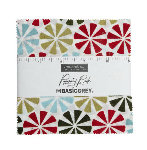 「Peppermint Bark」チャームパック moda 生地 カットクロス BasicGrey クリスマス はぎれ studio peperin 通販 14093725｜Creema(クリーマ)
