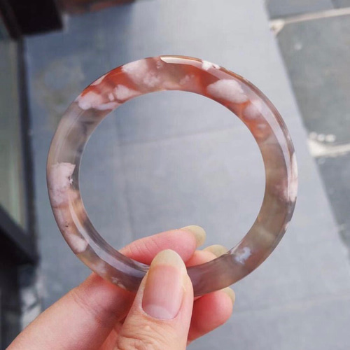 高級 瑪瑙 メノウ バングル 55.6mm$ バングル・リストバンド 高級 瑪瑙 メノウ バングル 55.6mm$ バングル・リストバンド