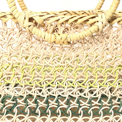 籐のかご。透かし編みバック(小） かごバッグ k-rattan 通販 14207315｜Creema(クリーマ)