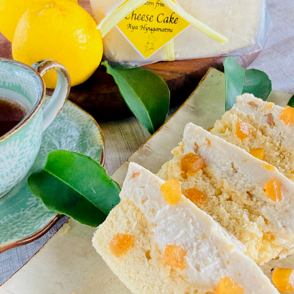 グルテンフリー生チーズケーキ＜綾日向夏＞お中元＆夏ギフトフード2025♪ ケーキ クッチーナ・リナルド 通販 14208328｜Creema ...