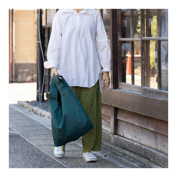 送料無料 綿麻 エコバッグ トートバッグ ショルダーバッグ 緑 グリーン プレゼント ラッピング マザーズバッグ エコバッグ・サブバッグ ...