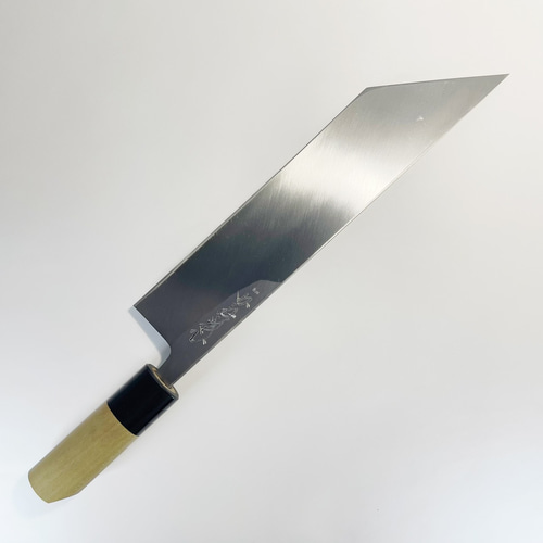 本家かね惣】鰻裂き包丁 青鋼 霞 水牛柄 8寸(240mm) 包丁 本家かね惣】鰻裂き包丁 青鋼 霞 水牛柄 8寸(240mm) 包丁