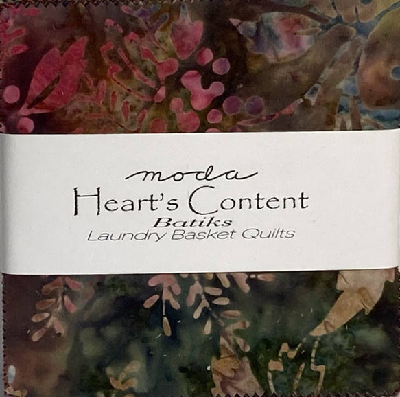 「Heart's Content Batiks」チャームパック moda 生地 カットクロス バティック はぎれ studio peperin ...