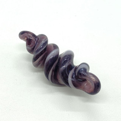 JV-V-028 チェリーブランド：変形マーブルヴァイオレット約55-70×20-25mm【1個】 ビーズ ジュリアン 通販 14259495 ...