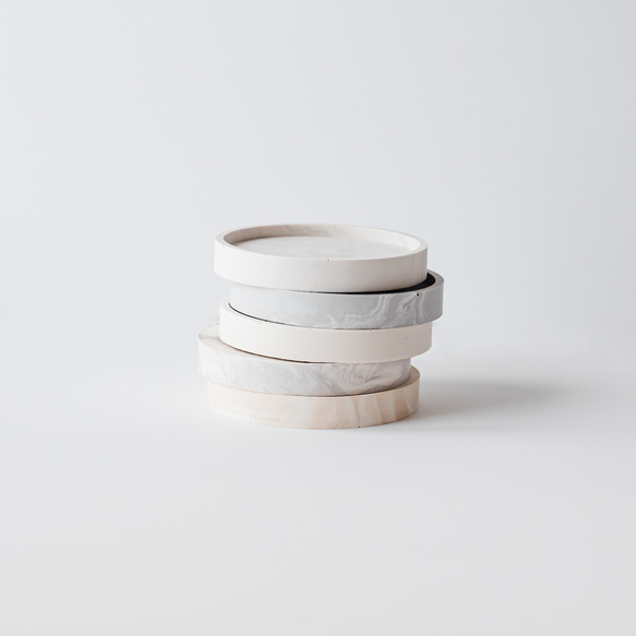 キャンドルトレイ アクセサリートレイ φ100mm / マーブル インテリア 雑貨 キャンドル・キャンドルホルダー the light ...