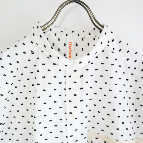 chibi-collar shirt (organic cotton) シャツ ma'ona 通販 14287957｜Creema(クリーマ)