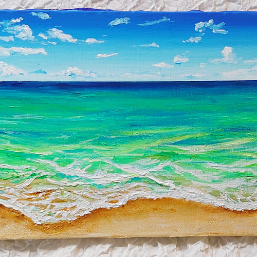 油絵 絵画 【エメラルドグリーンの海】 絵画 HR 通販 14348809 油絵 絵画 【エメラルドグリーンの海】 絵画 HR 通販 14348809