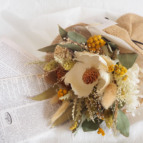 ニュアンスカラーのプリザーブドフラワー 花束 bouquet ニュアンスカラーのプリザーブドフラワー 花束 bouquet
