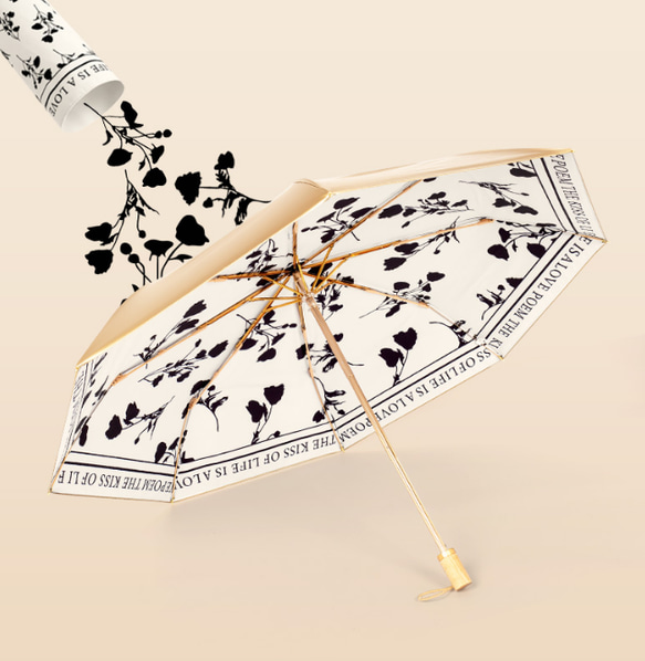 2022新 フルプリント 美品 晴天と雨天の両方 紫外線予防 折りたたみ傘 傘・日傘 umbrella 通販｜Creema(クリーマ)