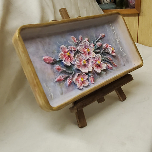 浮き彫り彫刻画 さくら 高級ウェルカムボード イーゼル付 その他 浮き彫り彫刻画 さくら 高級ウェルカムボード イーゼル付 その他