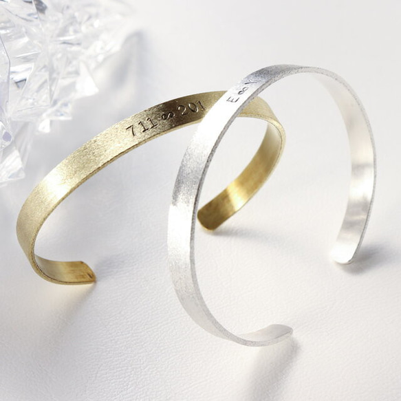 【Creema限定】ペアにもできるユニセックスバングル バングル・リストバンド and TAKA （J'sProof） 通販 14428779 ...