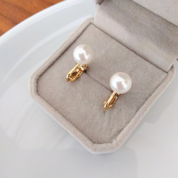 送料無料☆一粒パールのイヤリング 入園入学に イヤリング・ノンホールピアス ameri ameri 通販 14483908｜Creema(クリーマ)