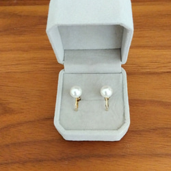 送料無料☆一粒パールのイヤリング 入園入学に イヤリング・ノンホールピアス ameri ameri 通販 14483908｜Creema(クリーマ)