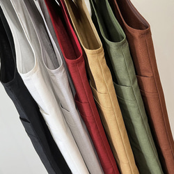 手作り。マスタードイエロー。ベスト ベスト Addition X Addition 通販 14504420｜Creema(クリーマ)