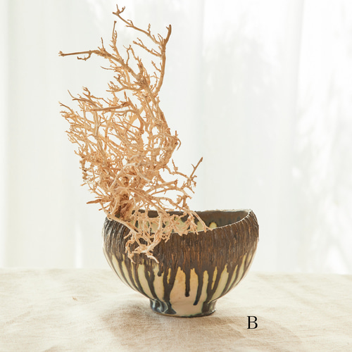 花器 陶器のオブジェ FB-5 一輪挿し・花瓶・花器 molle épine 花器 陶器のオブジェ FB-5 一輪挿し・花瓶・花器 molle épine