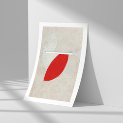 ヴィンテージアートポスター、抽象画、アブストラクト、ミニマムスタイルのインテリアに、新築のお祝いにも【K-0111】 絵画 Posters ...