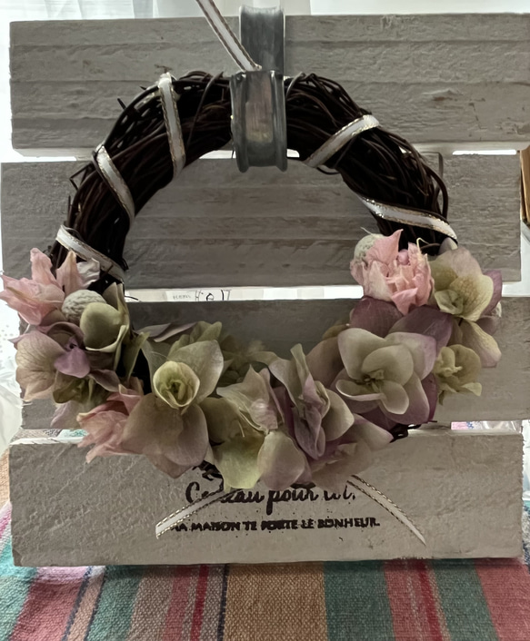 ② オレガノケントビューティー☆リース＊Sサイズ ドライフラワー Kasumin 通販 14549771｜Creema(クリーマ)