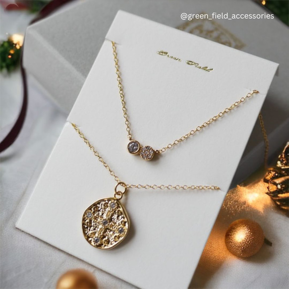 人気セット〇14kgfコインと14kgfツインネックレス〇 ネックレス・ペンダント Green Field 通販 14550076｜Creema(クリーマ)