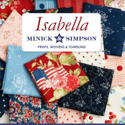 「Isabella」チャームパック moda 生地 カットクロス Minick ＆ Simpson はぎれ studio peperin 通販 ...