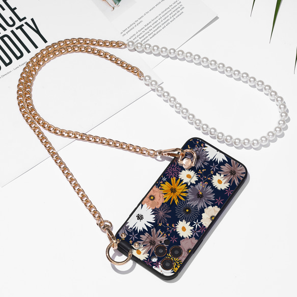 欧風レトロ miru02-110 手ぶら スマホショルダー ベルト付きTPUケース ストラップ付きスマホケース *mirumiru* 通販 ...