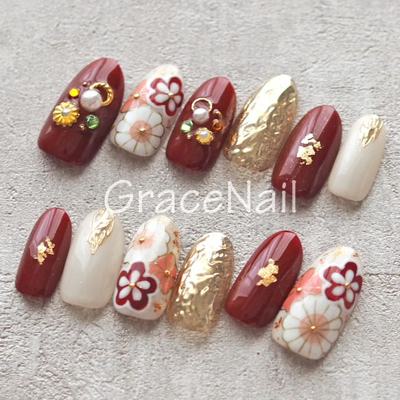 現品販売！ネイルチップ No.597 ネイルチップ（つけ爪） GraceNail & eclat 通販 14571220｜Creema(クリーマ)