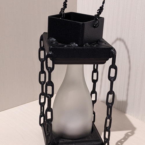 アイアン 手作りランタン チェーン LED照明 プレゼントに アイアン 手作りランタン チェーン LED照明 プレゼントに