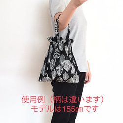 ナチュラルフラワー（アイアングレー）＊コーデュロイ巾着手提げバッグ 巾着バッグ ＊ぴぴ＊ 通販 14602087｜Creema(クリーマ ...