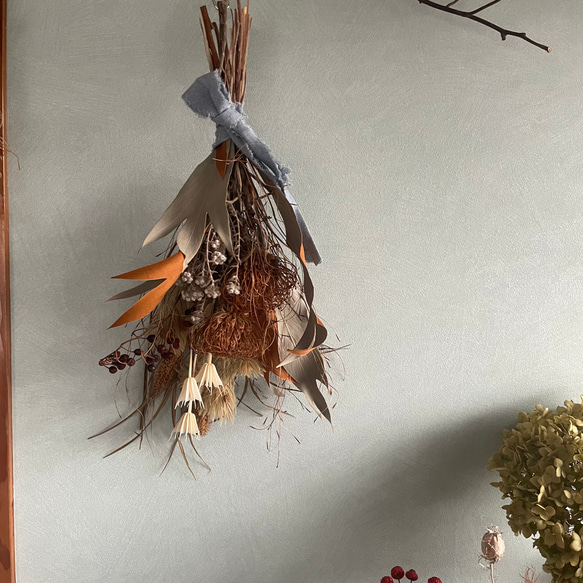 dried flower swag スワッグ upis 通販 14650561｜Creema(クリーマ)