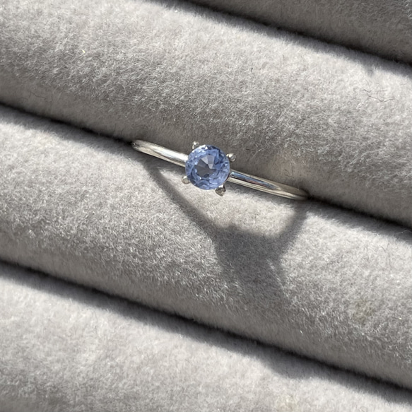 Ice Blue ring ... Blue sapphire 指輪・リング littLucia 通販｜Creema(クリーマ)