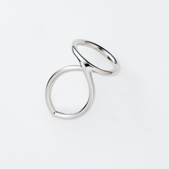 Half moon Ring ( silver ) 指輪・リング Nanako jewelry 通販｜Creema(クリーマ) 14653414