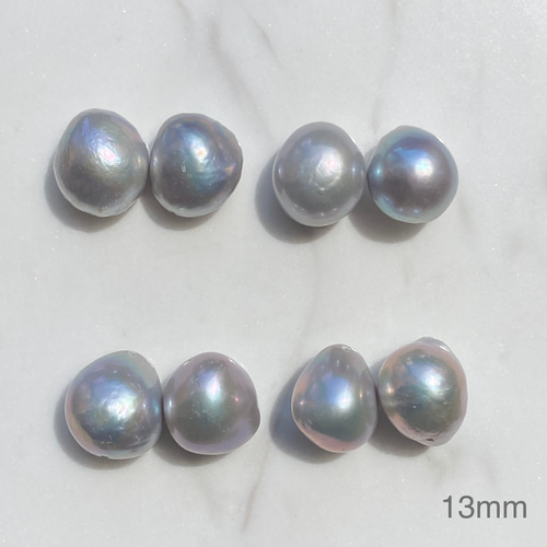 大粒グレーバロックパール✨約13mm 一粒バロックシンプル淡水 大粒グレーバロックパール✨約13mm 一粒バロックシンプル淡水