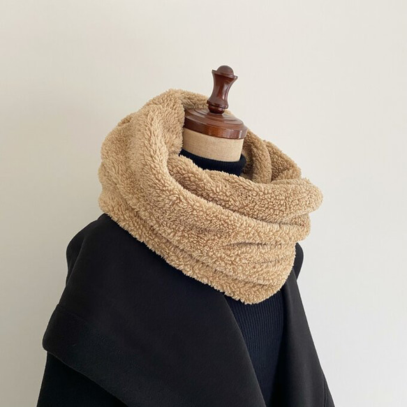 ♡かぶるだけ♡あたたかい♡ふんわり♡もこもこスヌード 男女兼用 ユニセックス メンズ レディース 【選べるカラー全6色】 スヌード ...