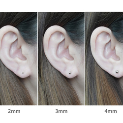 プラチナ ピアス ボール 4mm Pt900 Pt 丸玉 スタッドピアス ペア シンプル 【p3208】 ピアス（スタッド・一粒） クリームソーダ 通販 14702473｜Creema(クリーマ)