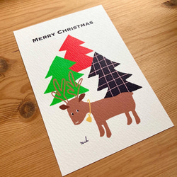 【クリスマス】【ポストカード】絵本みたいなMerryMerry Christmas★青サンタ イラスト miruko 通販 14720786 ...